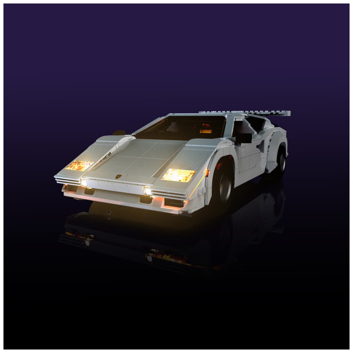 Light My Bricks™ Lamborghini Countach 5000 Quattrovalvole lyskit ...