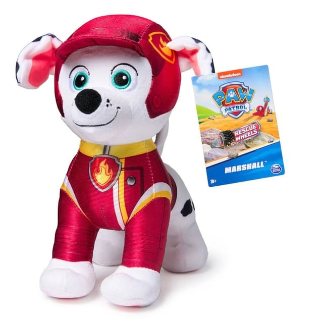 Paw Patrol Rescue Wheels - Basic plysch - Marshell (19cm) - Elgiganten