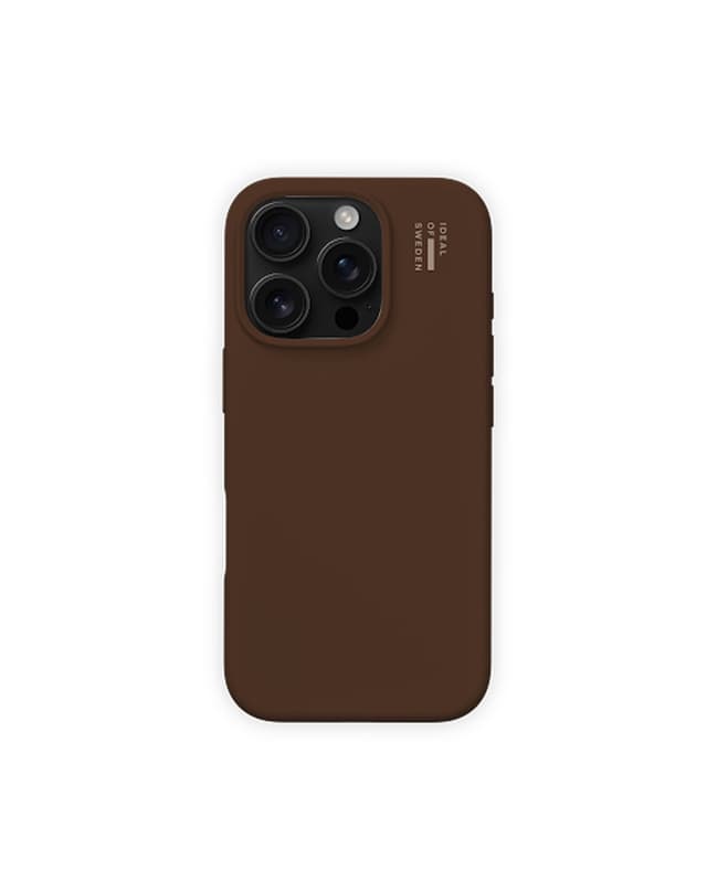 Silicone Case MagSafe iPhone 16 Mocha Mousse - Elgiganten - Elgiganten