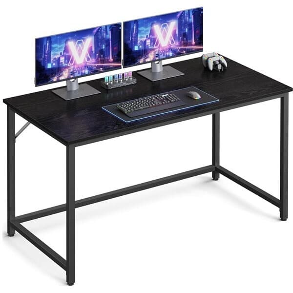 Tukeva työpöytä svart metallirungolla - 120 x 60 x 75 cm - 120 x 60 x ...