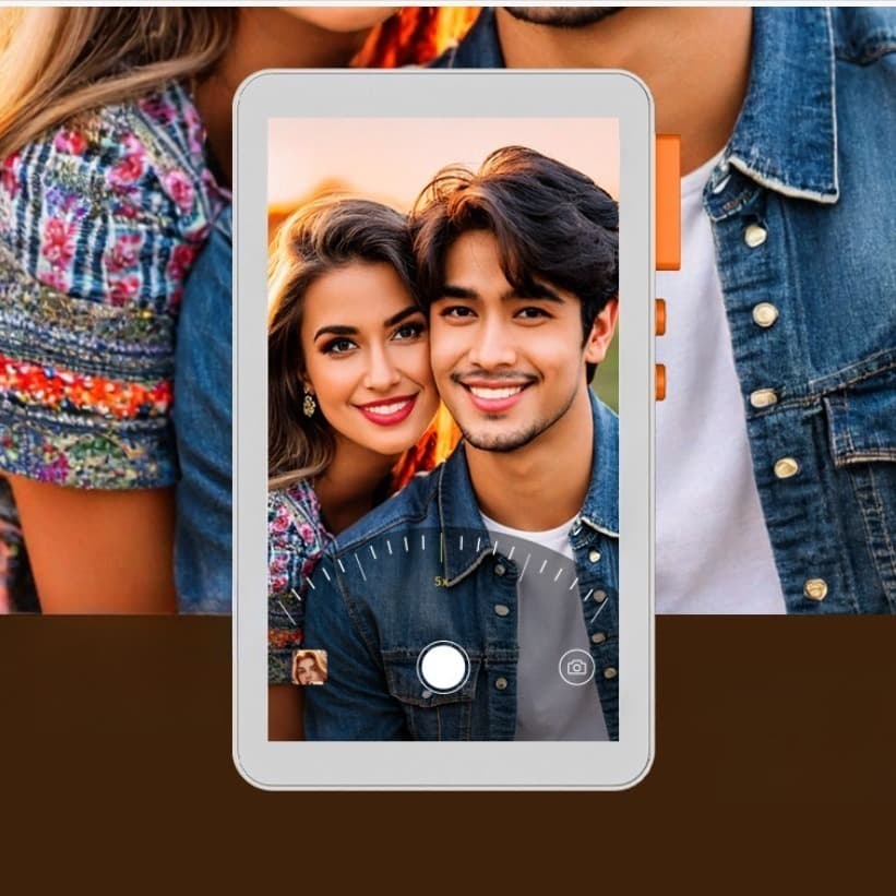 Trådløs og kablet magnetisk skærmspejlingsenhed til selfie/livestreaming Hvid | Elgiganten ...