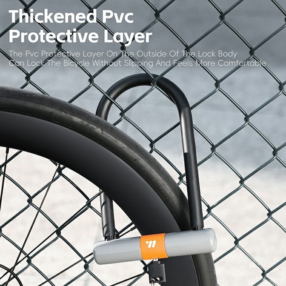 WEST BIKING Stöldskydd Cykel Motorcykel Moped Scooter Lås med 2 nycklar ...