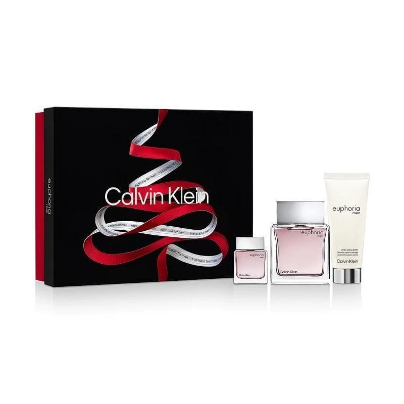 Giftset Calvin Klein Euphoria Edt 100ml + Aftershave Balm 100ml + Edt ...