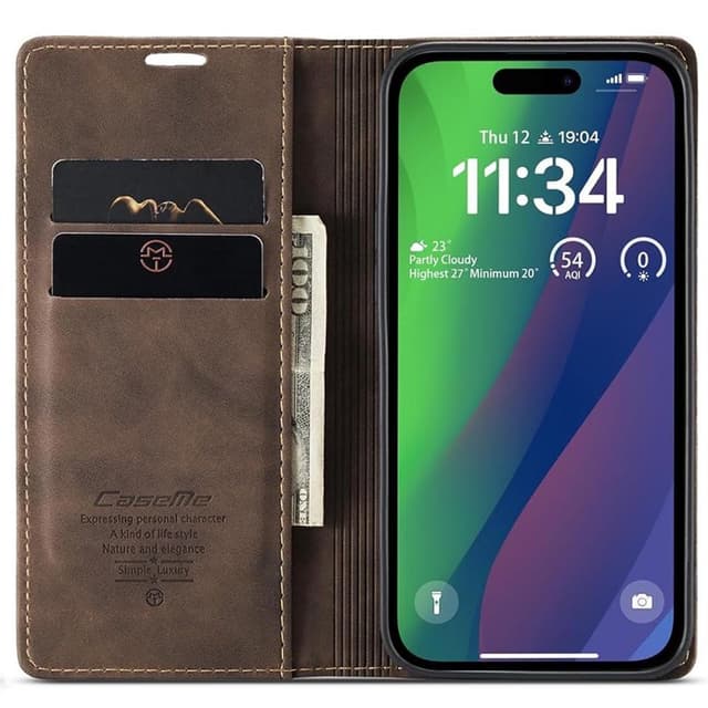 CaseMe mobilfodral 013 iPhone 17 Pro - Coffee - Elgiganten