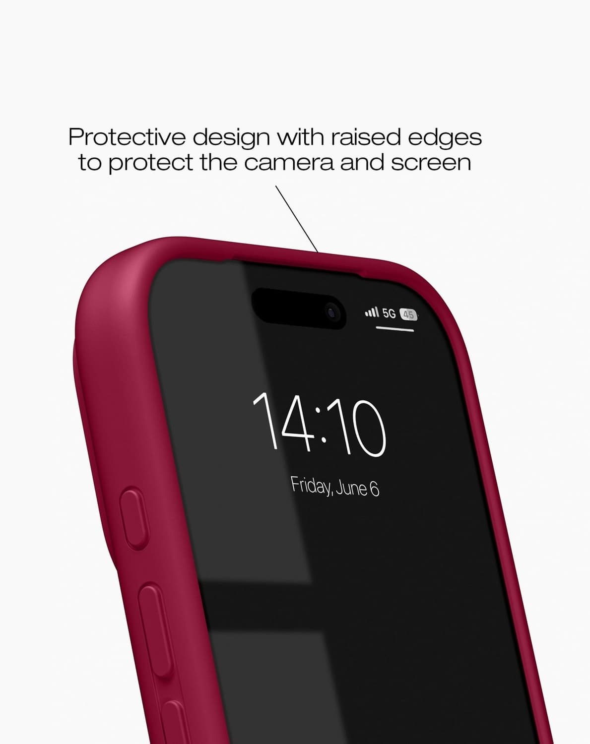 Silicone Case iPhone 17 Pro Max Cranberry - Elkjøp