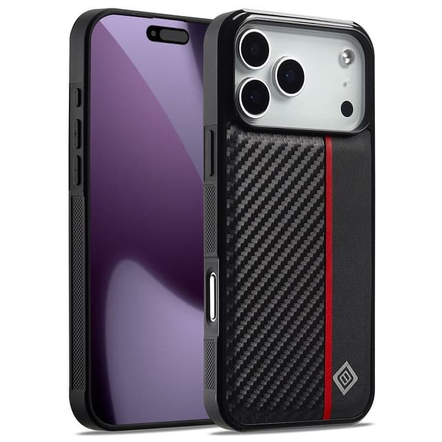 LC.IMEEKE iPhone 17 Pro Max Carbon Fiber Cover | Elgiganten | Elgiganten