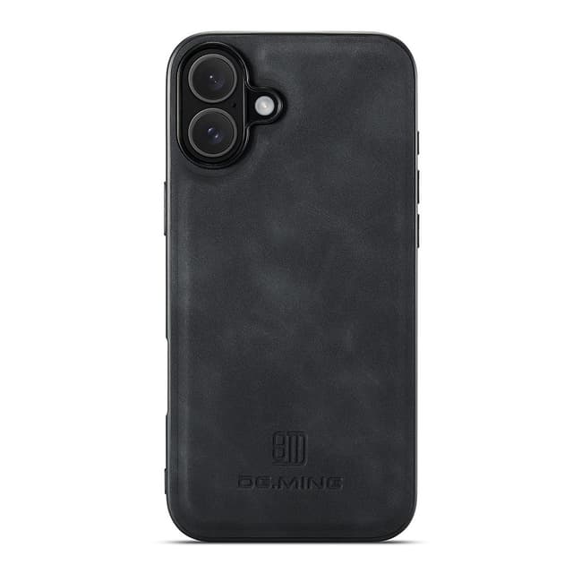 DG MING iPhone 17 Premium PU-Läder Hybrid Skal - Svart - Elgiganten