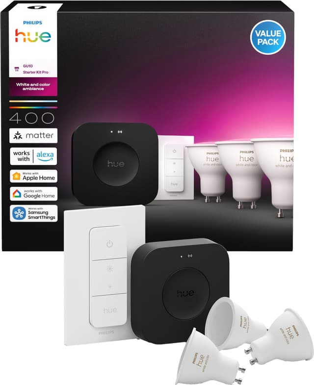Philips Hue WCA LED-lampor 5W, GU10 (3-pack) - Elgiganten