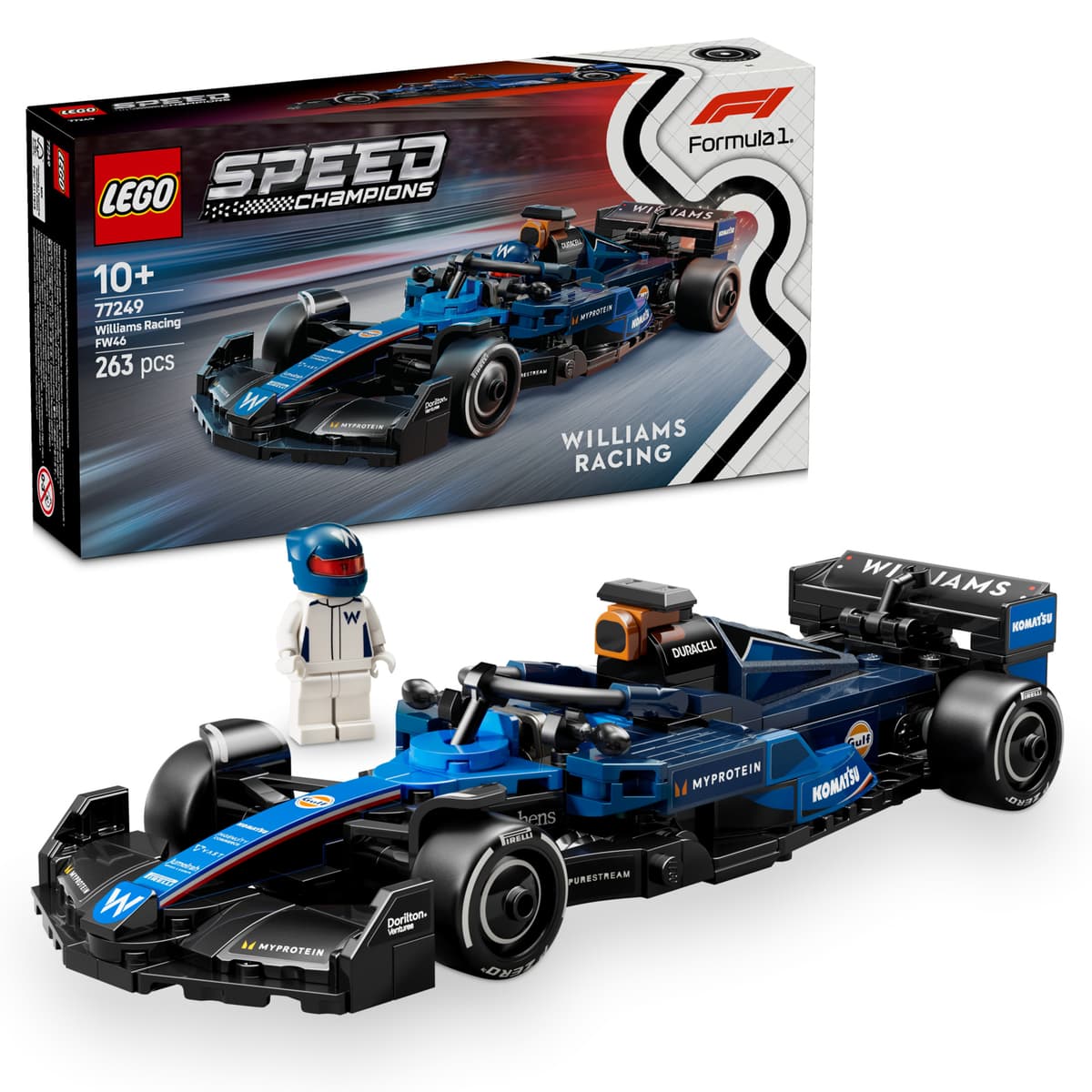 LEGO Speed Champions Williams Racing FW46 F1-racerbil 77249 - Elkjøp