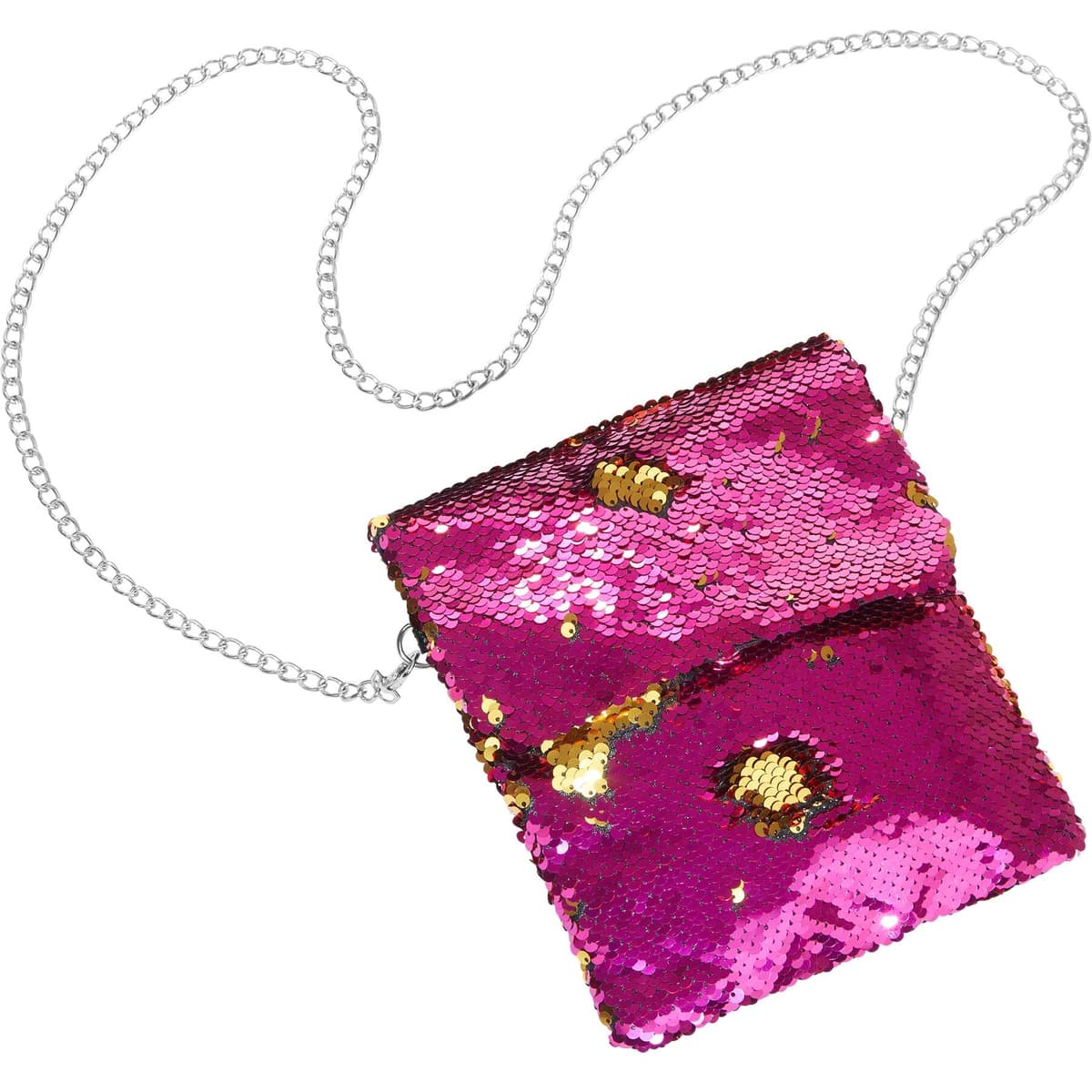 tectake handväska med paljetter 17 x 1.5 x 19 cm Rosa - Elgiganten