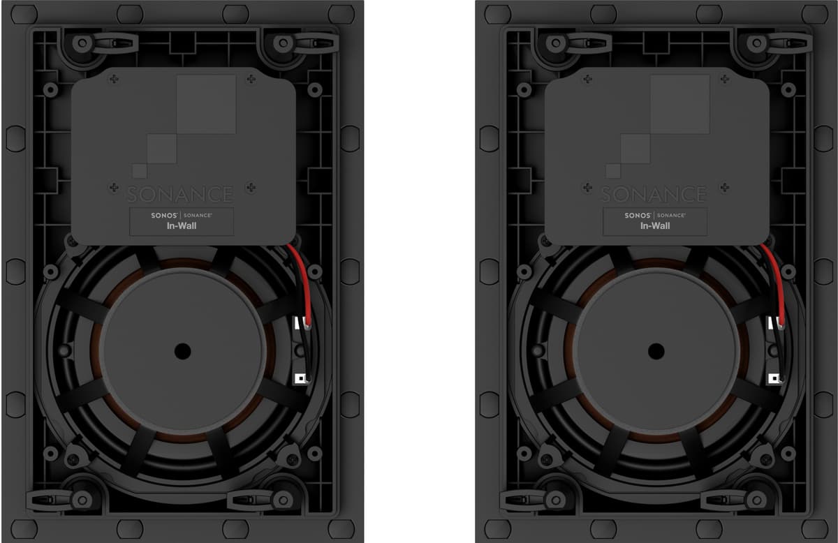 Sonos innfelt høyttalersett for vegg (hvit) - Elkjøp