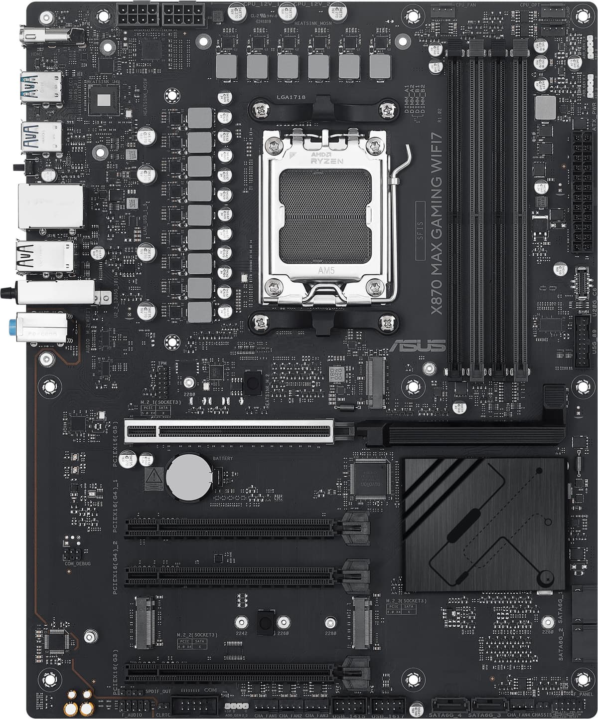 ASUS X870 MAX Gaming Wi-Fi7 emolevy - Gigantti verkkokauppa