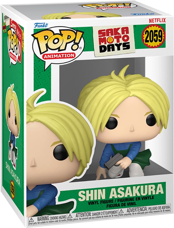 Funko POP Saka Moto Days actionfigur (Shin Asakura) - Elkjøp