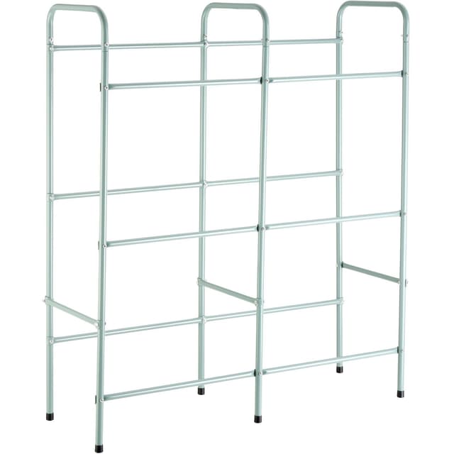 tectake Hylla för 6 backar 96 x 33 x 116 cm Grå - Elgiganten