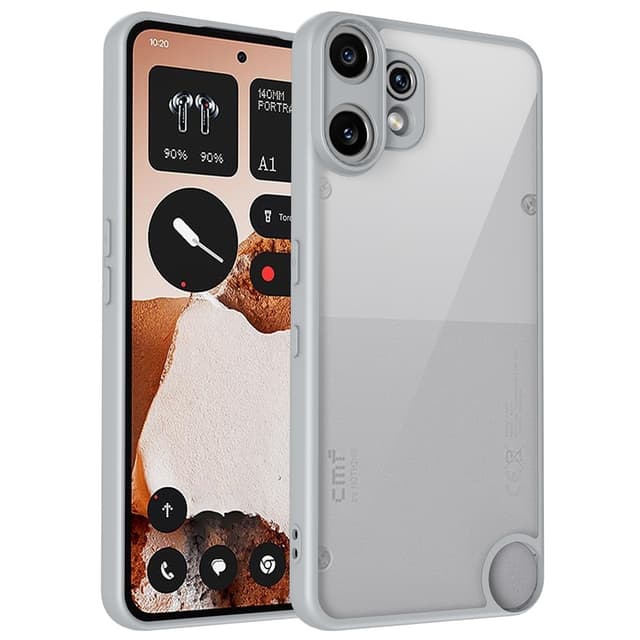 SKALO Nothing CMF Phone 2 Pro Matte Skin Touch Hybrid Skal - Grå ...