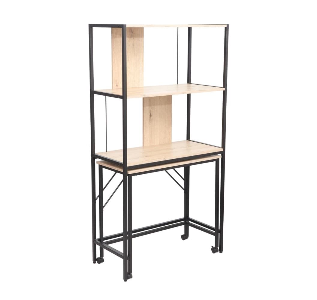 Skrivbord/hylla LESTER 84x40xH160cm, melamin - Elgiganten - Elgiganten