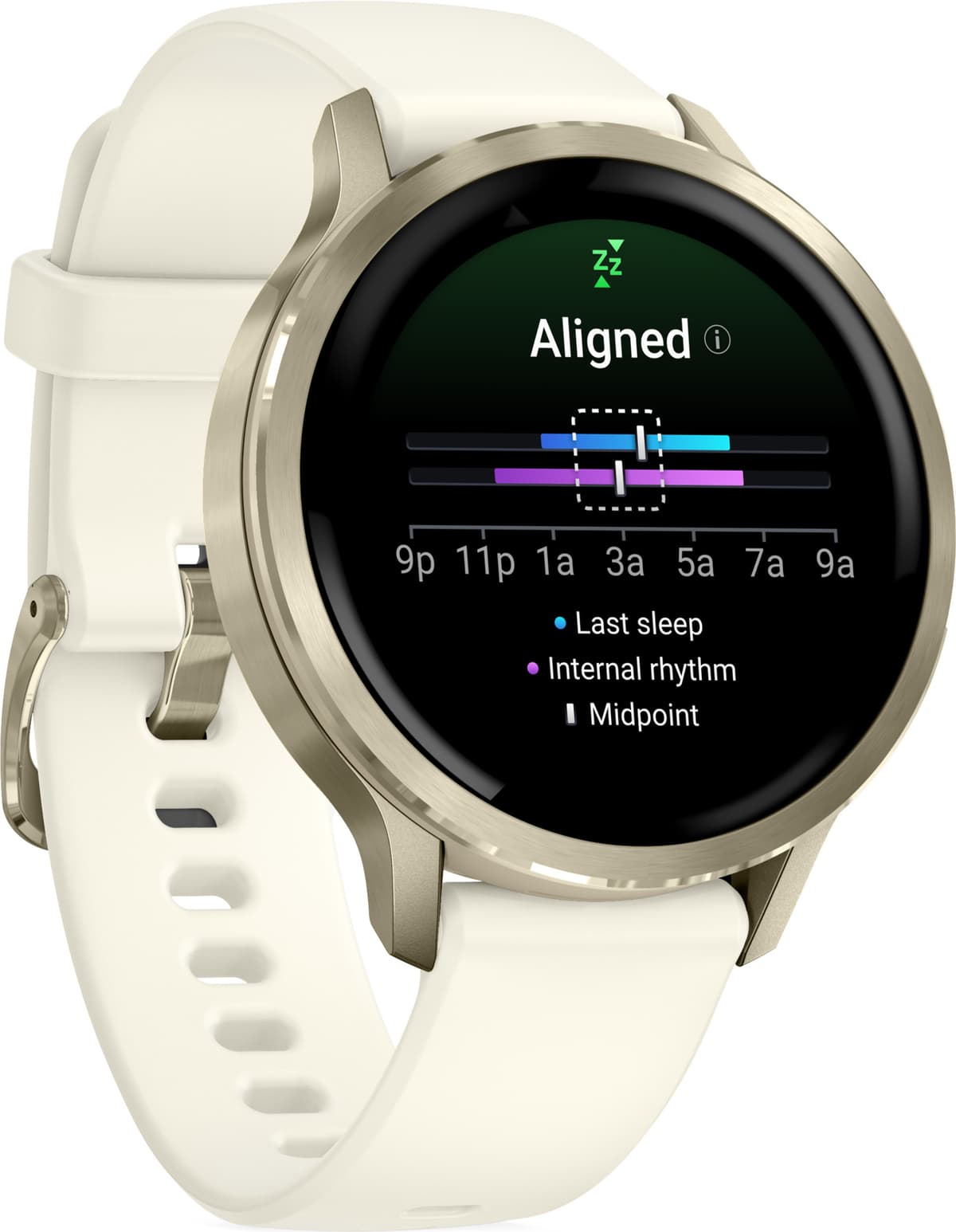 Garmin Venu 4 41mm smartklokke (lunar gold/bone) - Elkjøp