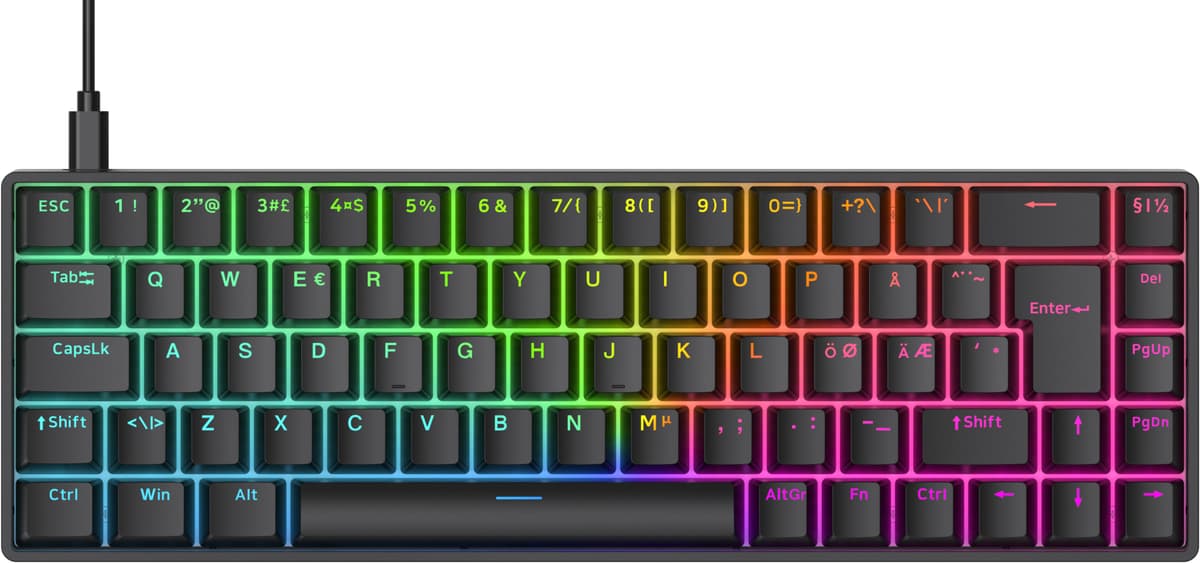 QPAD Flux 65 tangentbord gaming - Elgiganten