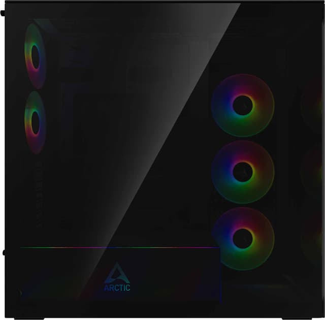 Arctic Xtender PC-chassi (svart) - Elgiganten