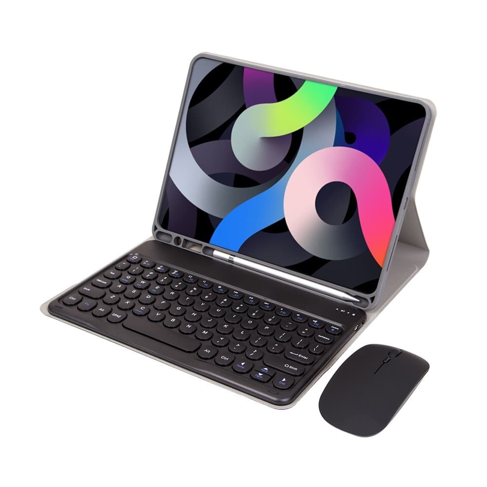 Bluetooth Tangentbordsfodral med Mus - Svart - För Samsung Galaxy Tab ...