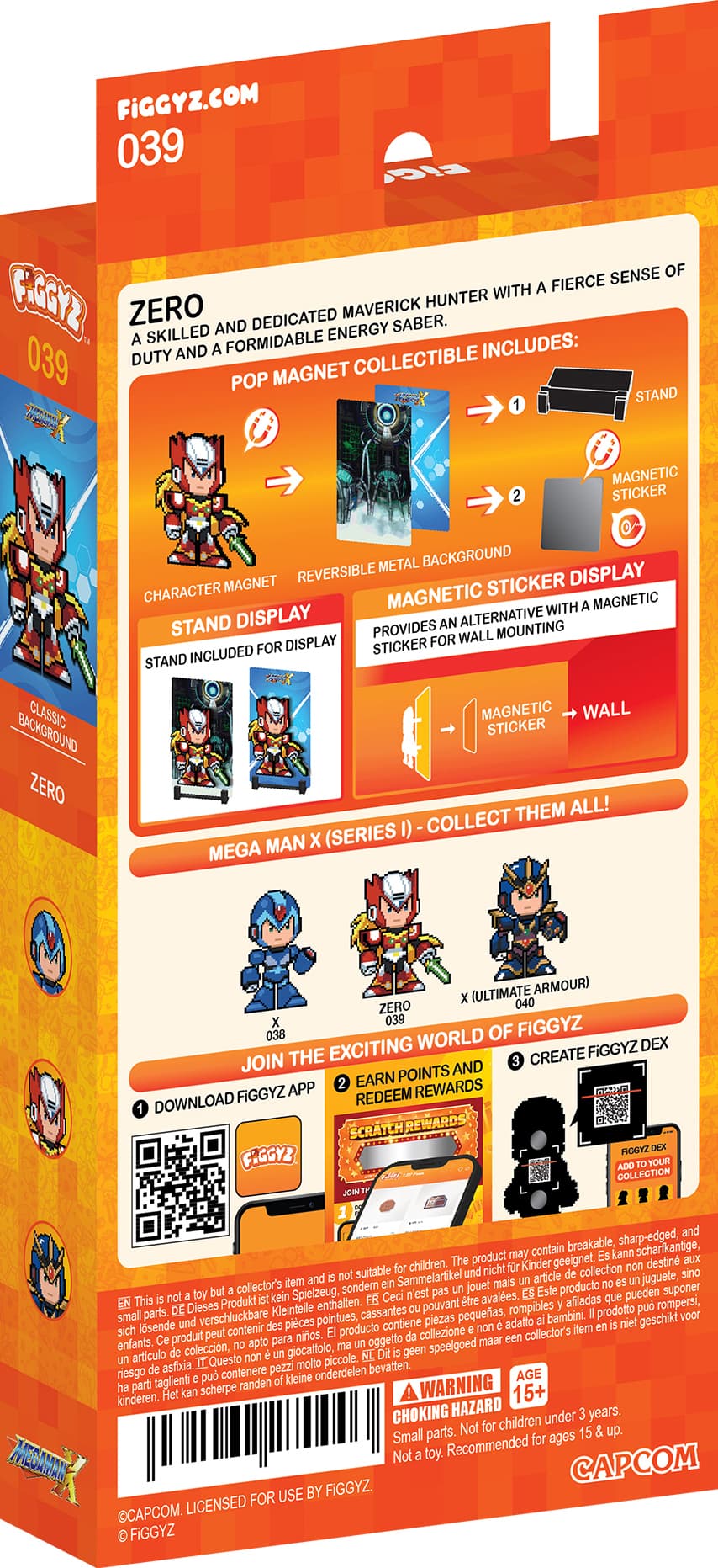 First 4 Figures Figgyz Mega Man Pop Magnet actionfigur (Zero) - Elkjøp