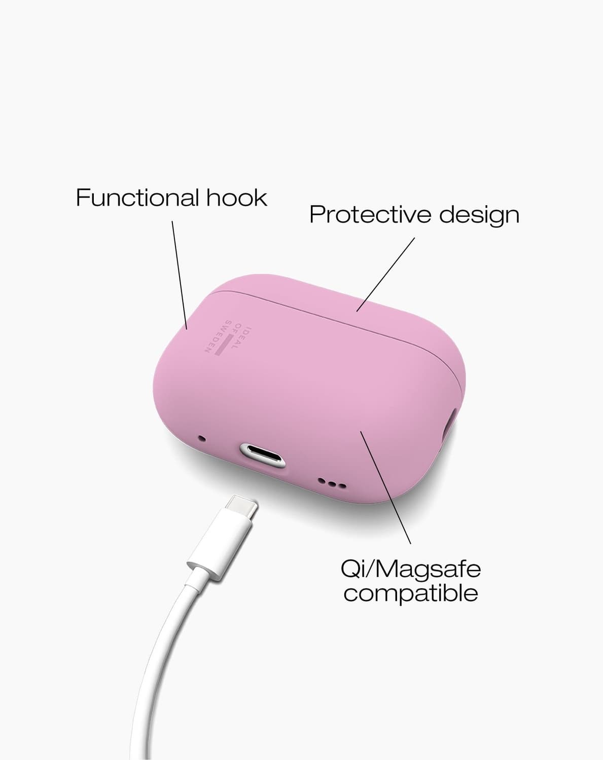 Silicone AirPods Case Pro 3 Bubblegum Pink - Elkjøp | Elkjøp