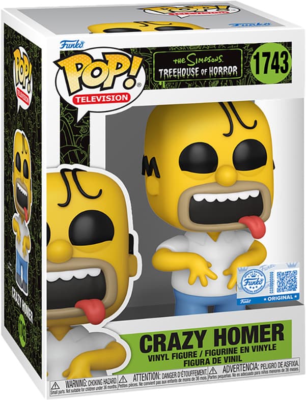 Funko POP The Simpsons Treehouse or Horror figuuri (Crazy Homer) - Gigantti