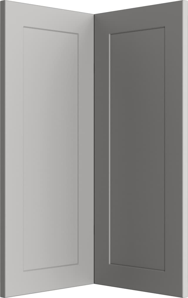 Epoq Canvas Steel Grey gulvhjørnedørfront - Elkjøp | Elkjøp