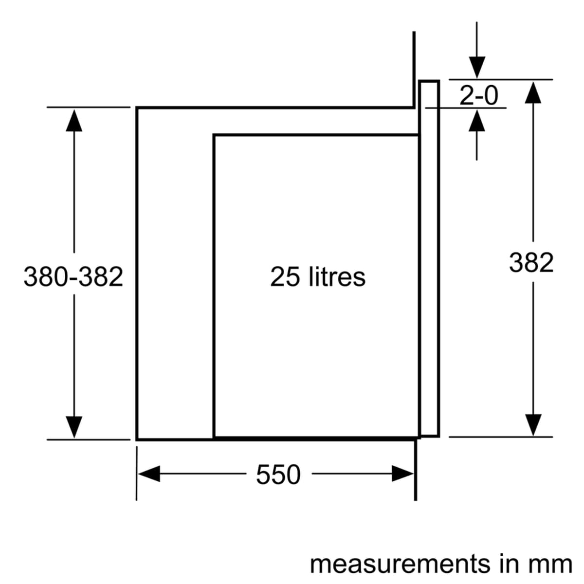 Bosch mikrobølgeovn BFL554MS0 innebygd - Elkjøp