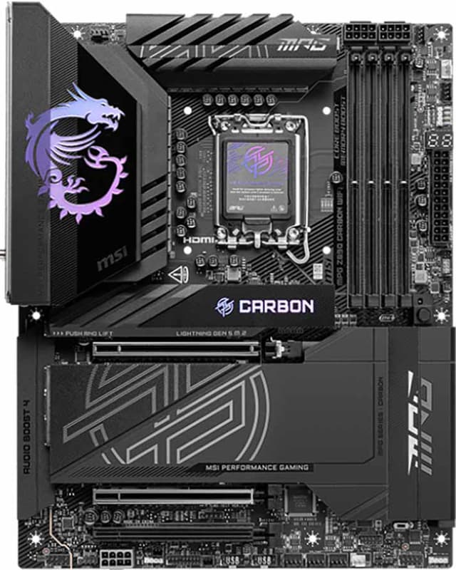 MSI MPG Z890 CARBON Wi-Fi emolevy - Gigantti verkkokauppa