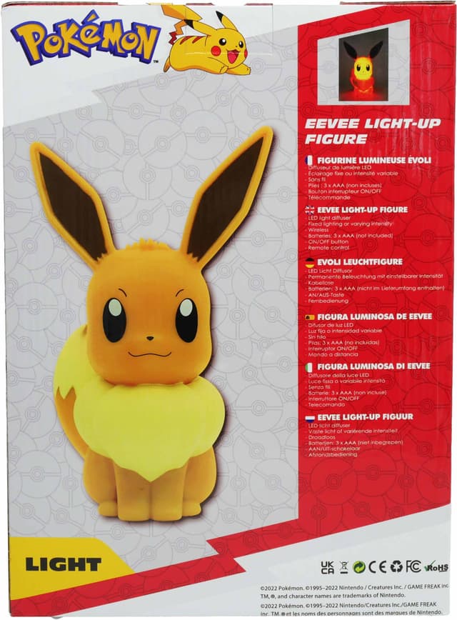Teknofun Pokémon LED lampfigur (Eevee) - Elgiganten