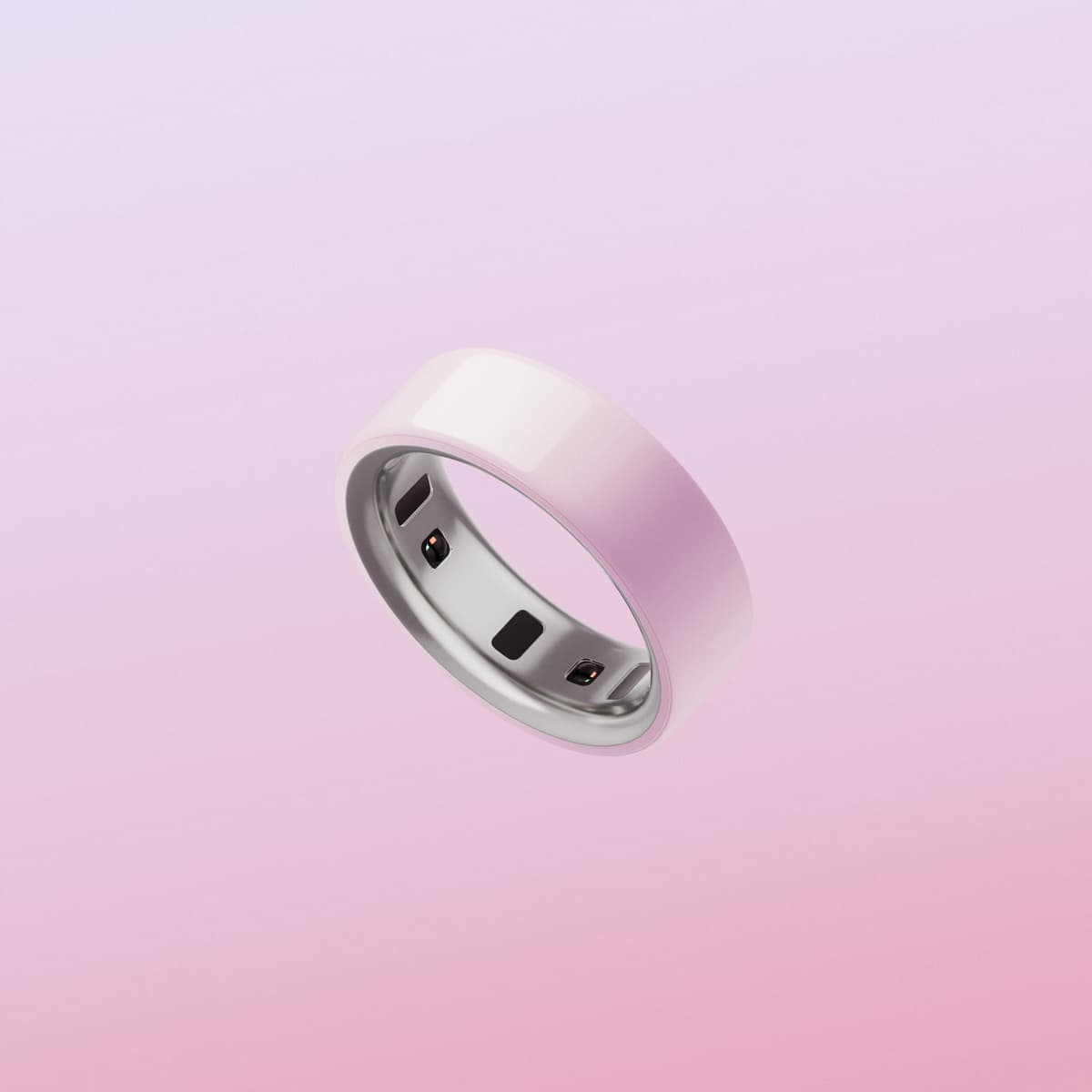 Oura Ring 4 Ceramic smartring størrelse 5 (Petal) - Elkjøp | Elkjøp