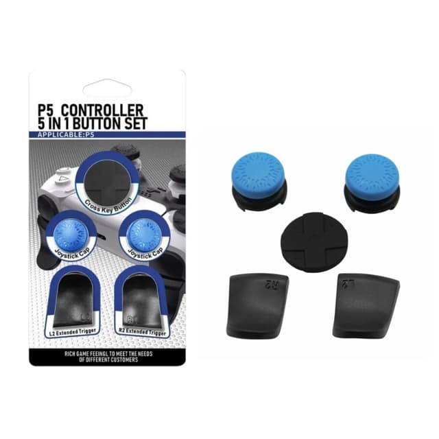 HONSON Til Sony PS5 / PS5 Slim Spilkontrol L2 R2 Knapforlænger Joystick ...