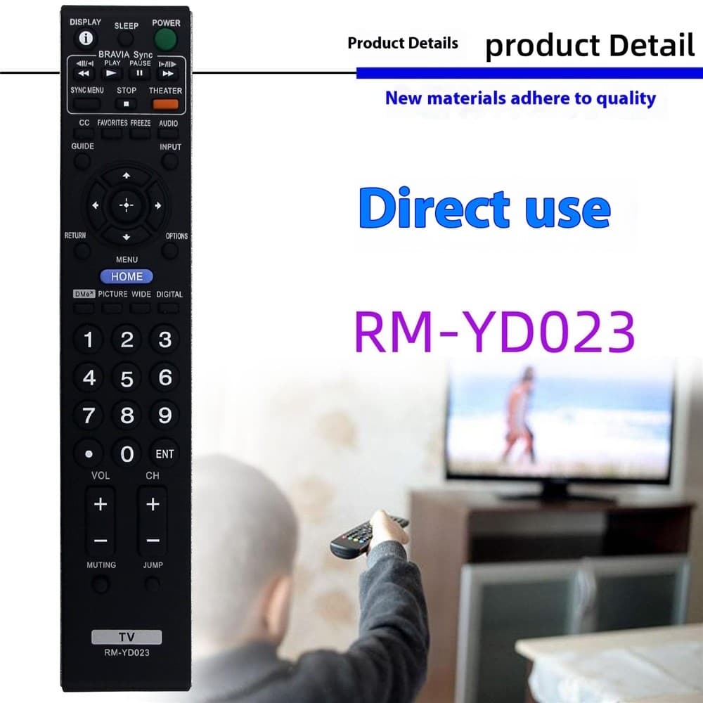 Fjernkontrollerstatning for RM-YD023 For Sony TV - Elkjøp | Elkjøp