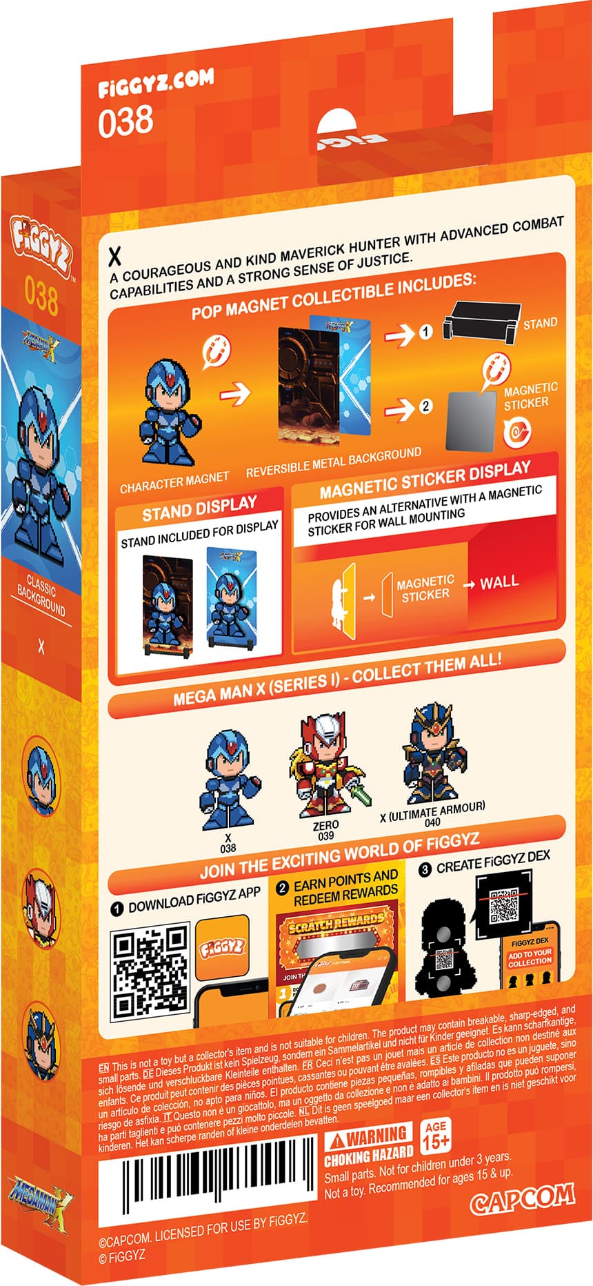 First 4 Figures Figgyz Mega Man Pop Magnet actionfigur (X) | Elgiganten