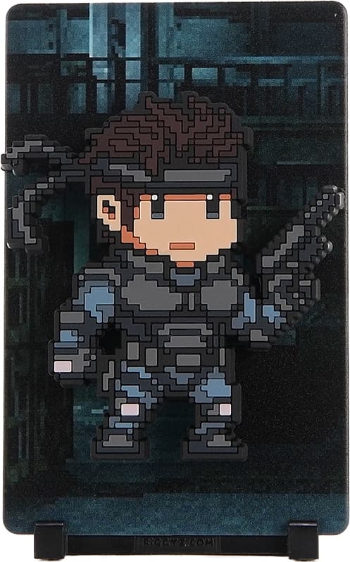 First 4 Figures pixel-art magnetisk actionfigur (Solid Snake) | Elgiganten