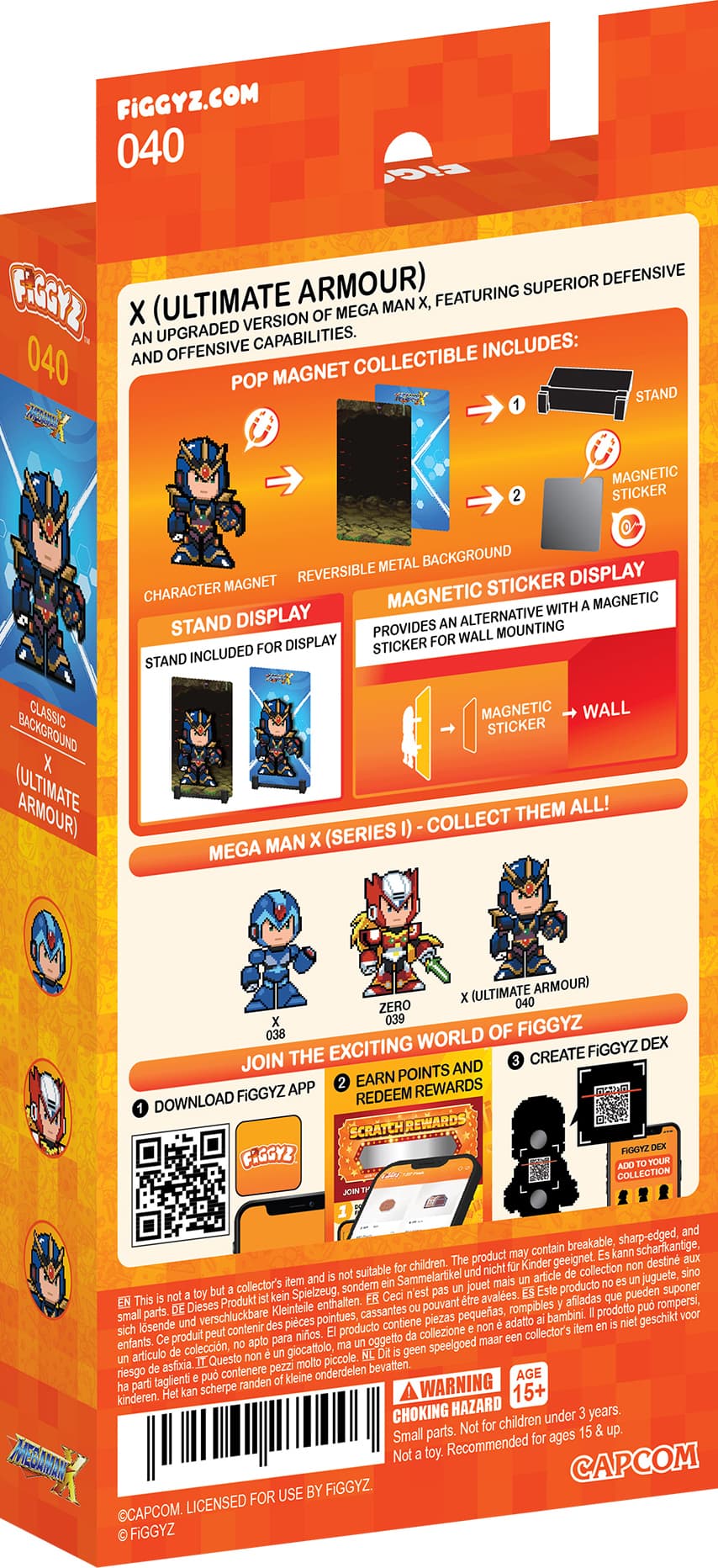 First 4 Figures Figgyz Mega Man Pop Magnet actionfigur (X) | Elgiganten