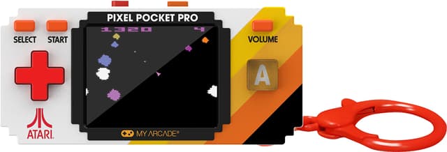 My Arcade Pixel Pocket Pro Atari håndholdt konsoll - Elkjøp