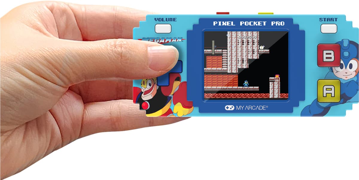 My Arcade Pixel Pocket Pro Mega Man håndholdt konsoll - Elkjøp