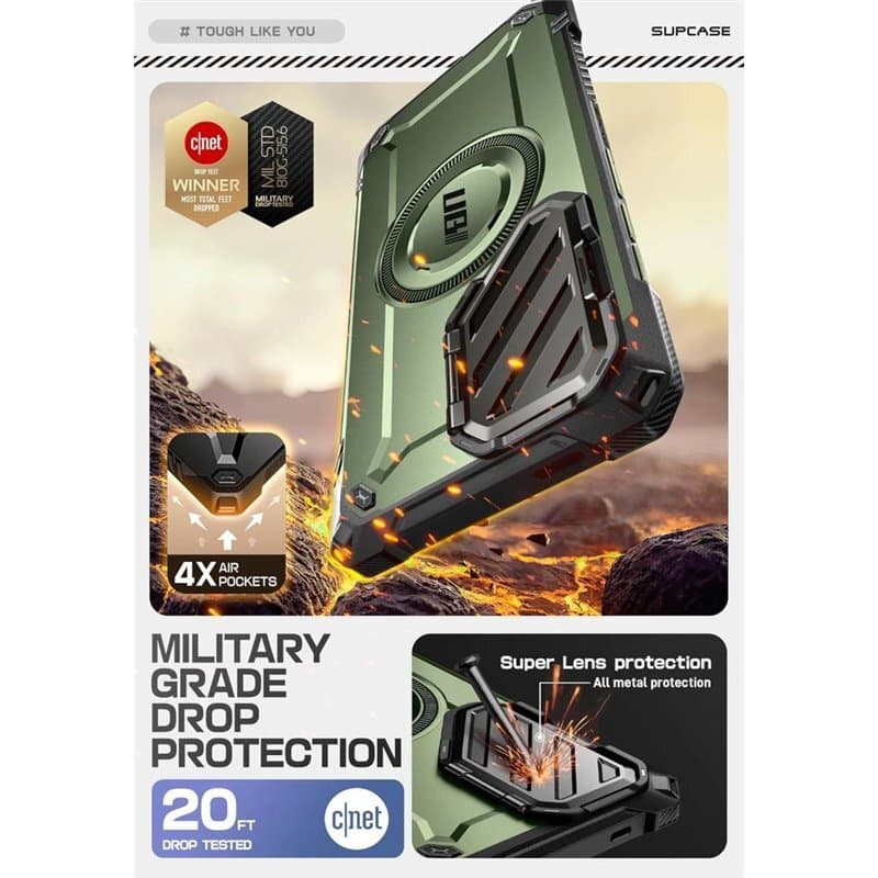 SUPCASE UB Mag XT deksel Samsung Galaxy S25 Ultra - Guldan - Elkjøp