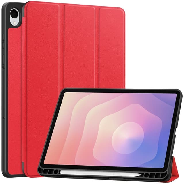 Slim Fit Cover Fodral Till Samsung Galaxy Tab S11 - Röd - Elgiganten