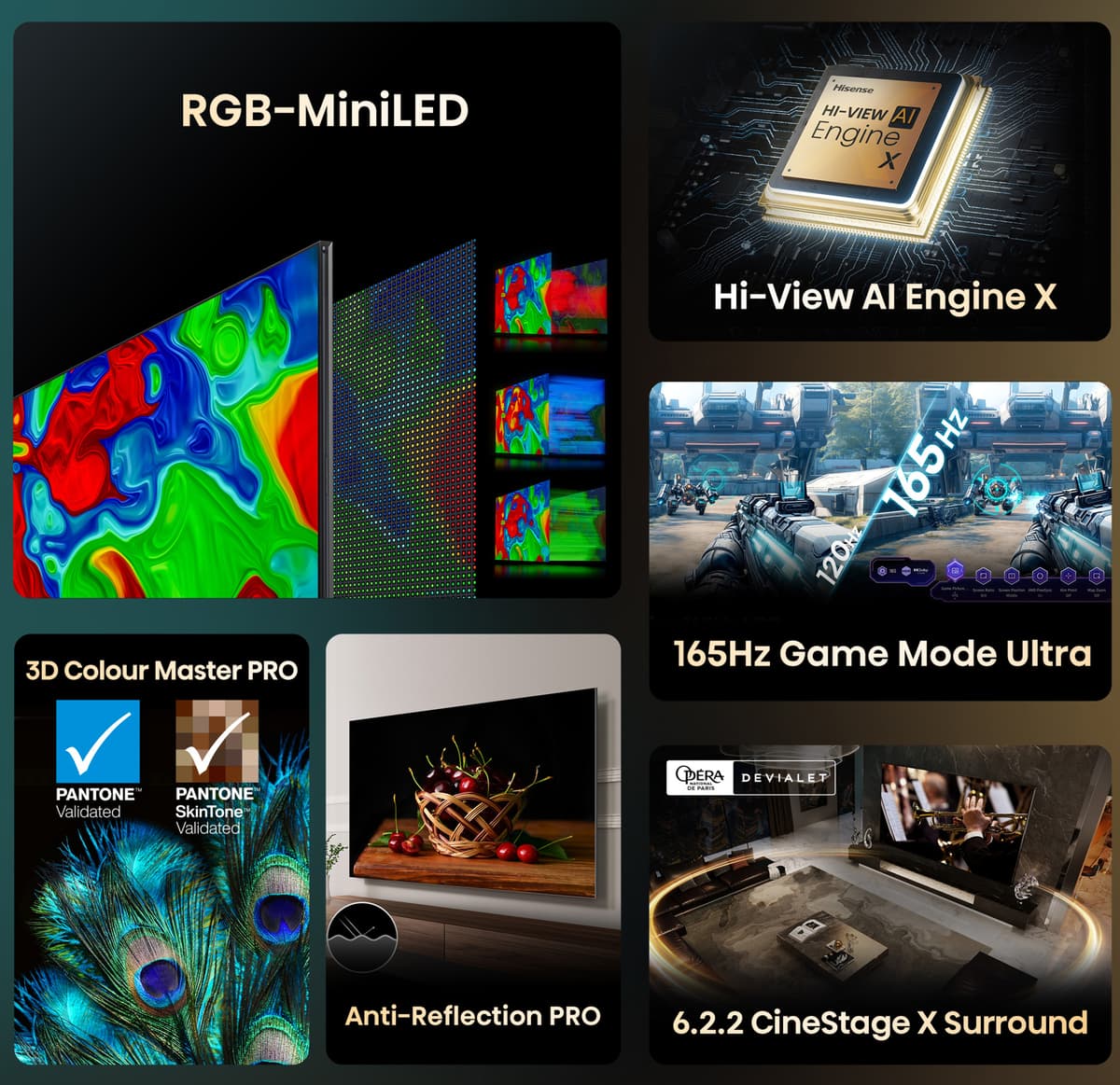 Hisense 116" UXQ 4K RGB Mini-LED Smart TV (2025) - Elkjøp