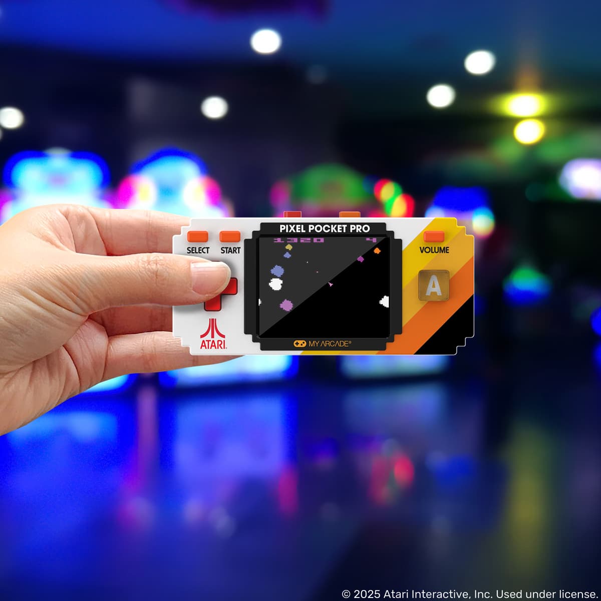 My Arcade Pixel Pocket Pro Atari håndholdt konsoll - Elkjøp