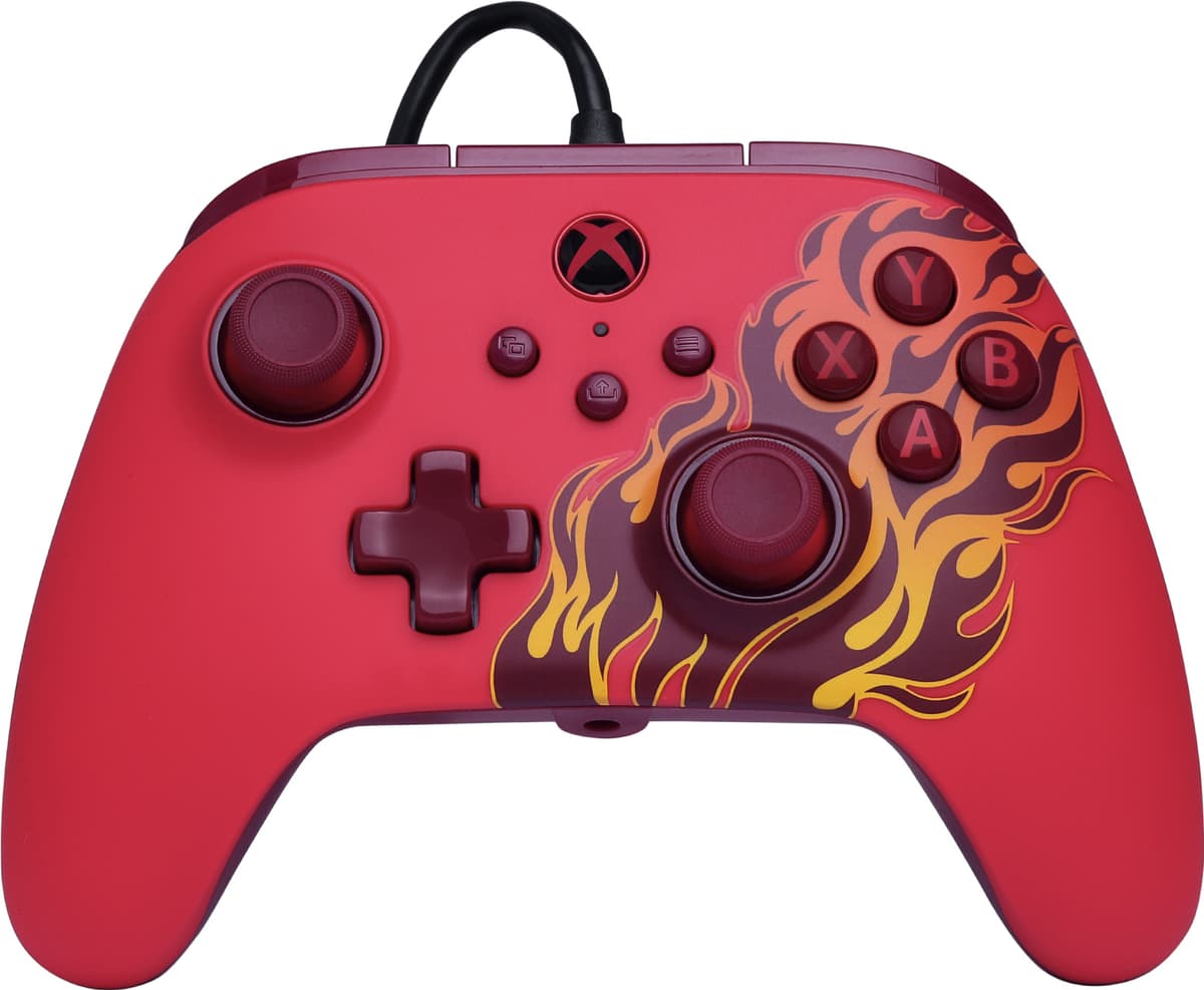 PowerA Advantage Xbox X/S-kontroller (rød) - Elkjøp