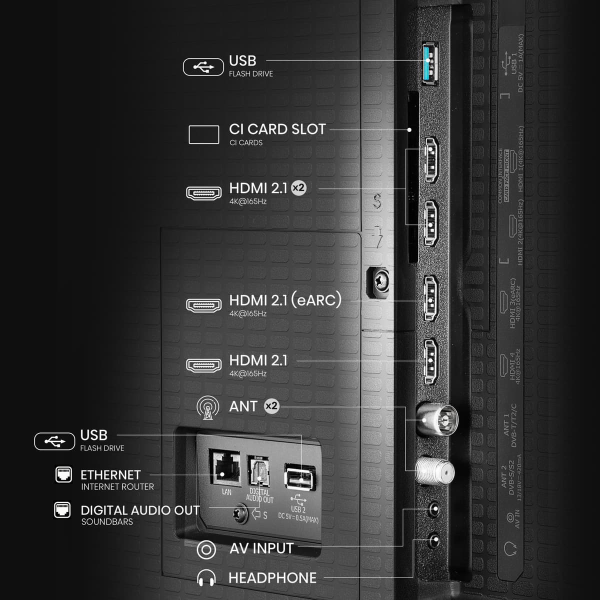 Hisense 65" U7Q PRO 4K Mini-LED Smart TV (2025) - Elgiganten
