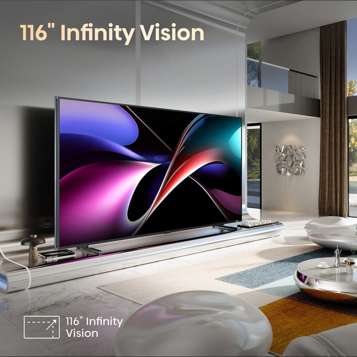 Hisense 116" UXQ 4K RGB Mini-LED Smart TV (2025) - Elkjøp