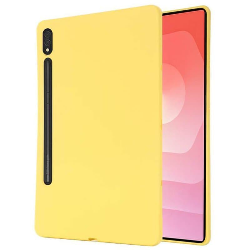 Liquid silikon nettbrettdeksel Samsung Galaxy Tab S11 Ultra - Gul - Elkjøp