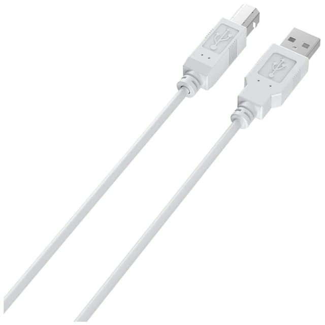 Logik USB-A till USB-B-kabel (4,8 m) - Elgiganten