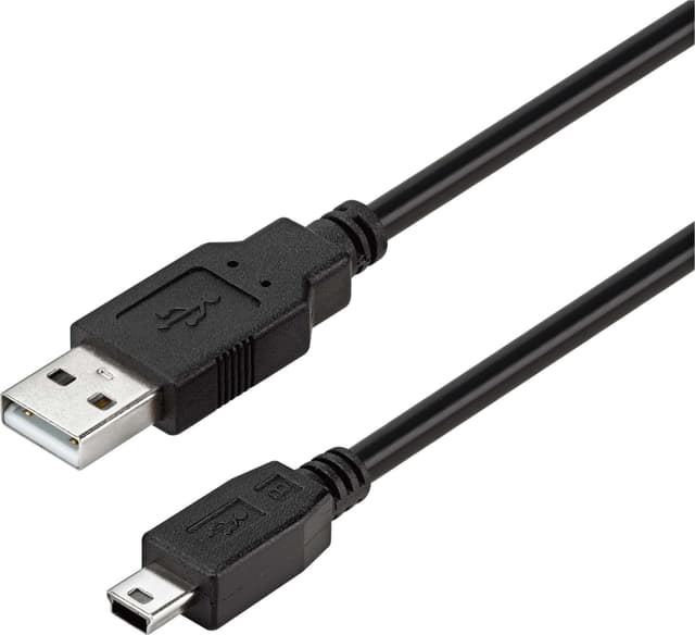 Logik USB-A – mini-USB kaapeli (15 cm) - Gigantti