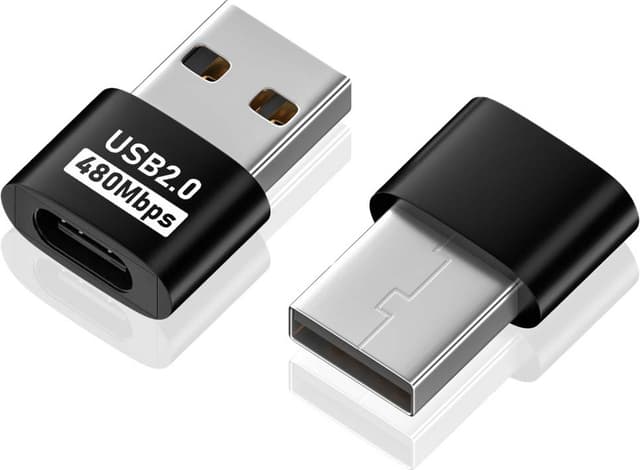 Logik USB-A til USB-C adapter (2-pakning) - Elkjøp